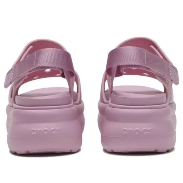 CROCS Soho Y-strap Platform Sandals - Hydrangea/pink