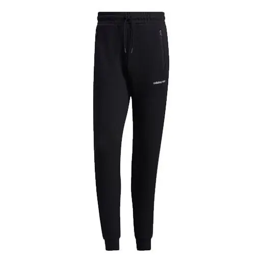 Adidas Neo M Ce 3s Icon Tp Casual Sports Bundle Feet Knit Long Pants - Black