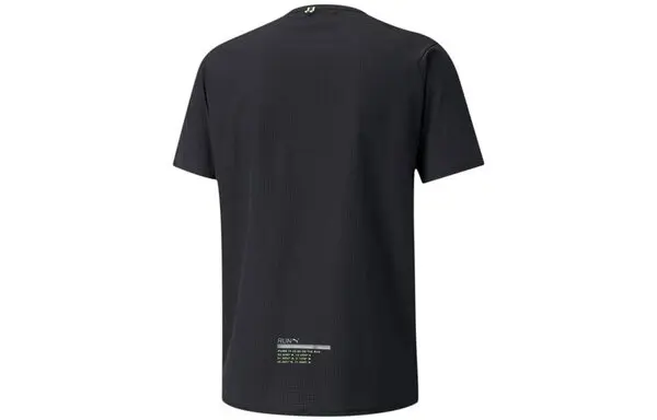 PUMA Outdoor Sports Running Round Neck Short Sleeve T-shirt - Black