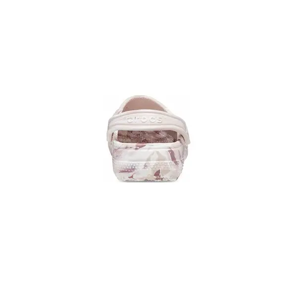 CROCS Classic Marbled Clogs - White/pink