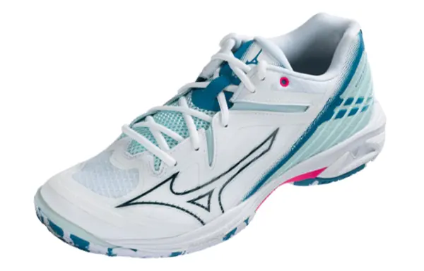 Mizuno Wave Claw 3 Wide Sneakers - White/blue