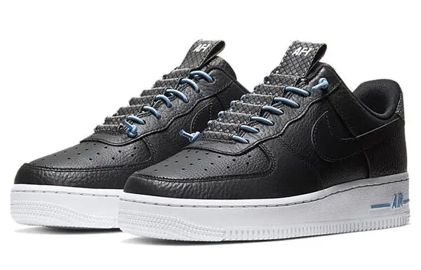 Nike Force 1 '07 Lux Black Reflective Sneakers
