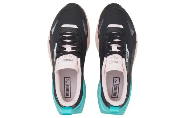 PUMA Kosmo Rider Gradient Sneakers - Black/pink/blue