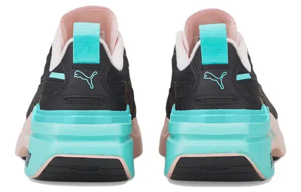 PUMA Kosmo Rider Gradient Sneakers - Black/pink/blue