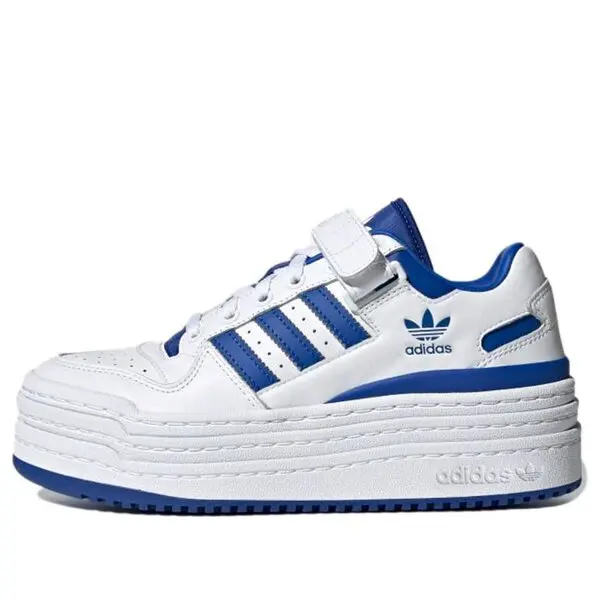 Adidas Triple Platforum Low Sneakers - White/blue