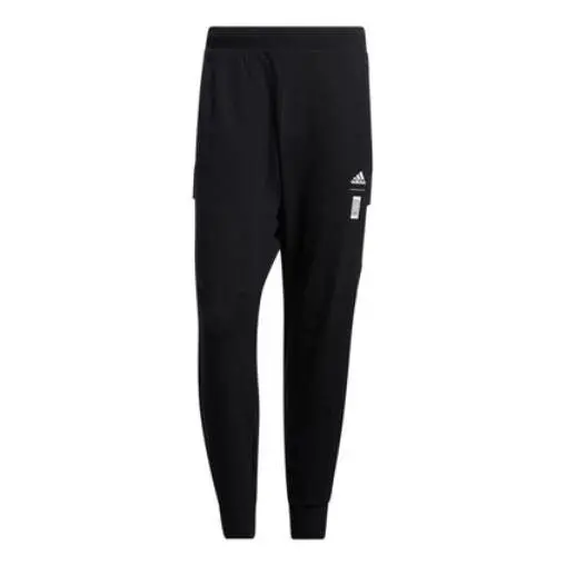 Adidas Elastic Waistband Straight Sports Pants/trousers/joggers Black - Multi-color