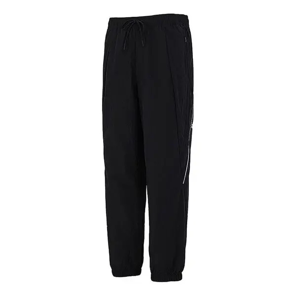 Adidas Athleisure Casual Sports Breathable Running Long Pants - Black