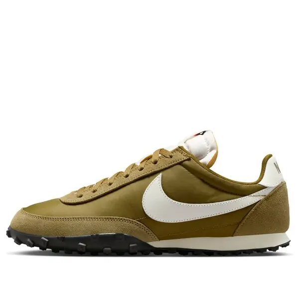 Nike Waffle Racer Sneakers - Olive Flak/coconut Milk/black