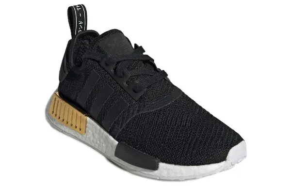 Adidas Nmd_r1 " Gold Metallic" Sneakers - Black