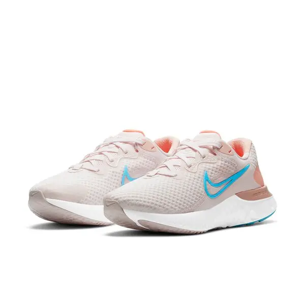 Nike Renew Run 2 Athletic Sneakers - Pink/orange/blue