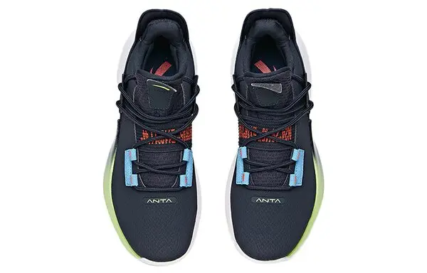 ANTA Ufo 2 Low Top Sneakers - Black/green/blue