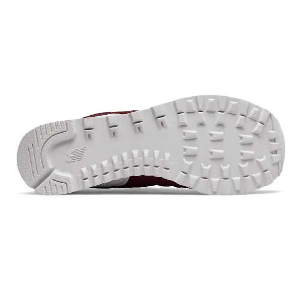 NEW BALANCE 574 Lace-up Low Top Sneakers - Red/white