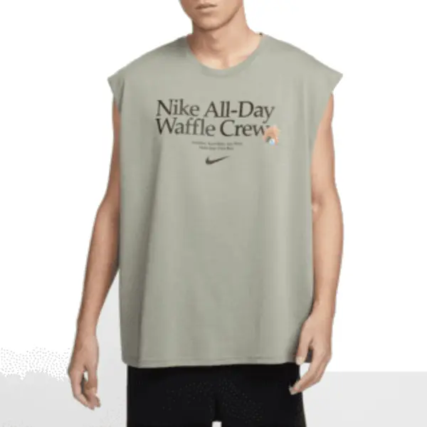 Nike Club Sleeveless Top - Olive Green