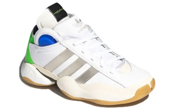Adidas Sankuanz X Crazy Byw Mid-top Sneakers - White/green/blue
