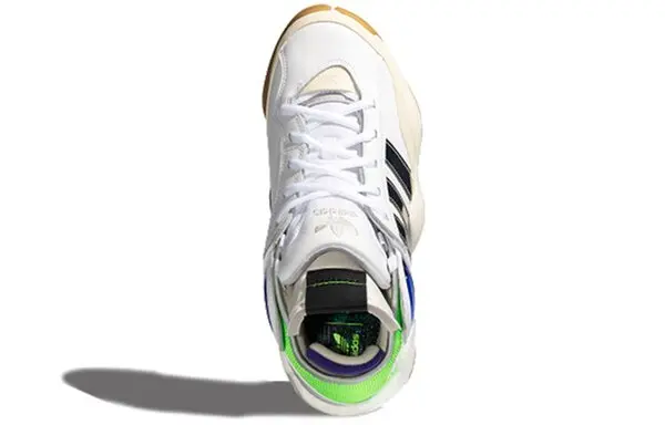 Adidas Sankuanz X Crazy Byw Mid-top Sneakers - White/green/blue