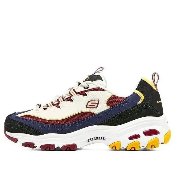 Sketchers D'lites 1.0 Athletic Sneakers - White/navy/red