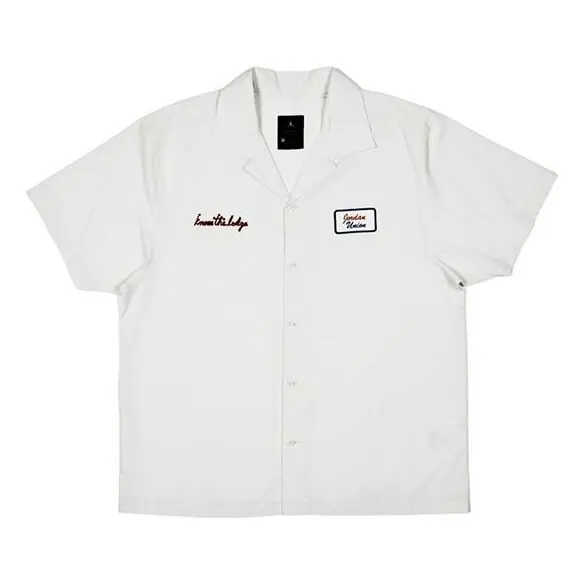 JORDAN X Union La Mechanic Shirt 'platinum - White