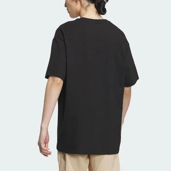 Adidas Originals Trefoil Graphic T-shirts - Black