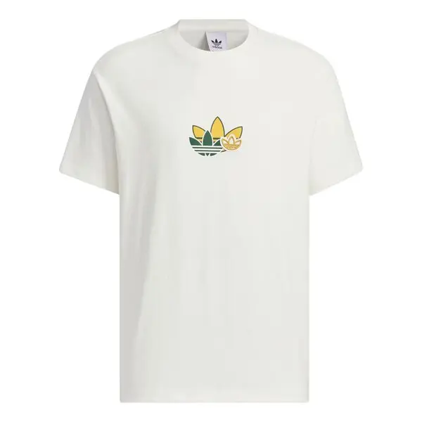 Adidas Trefoil Graphic T-shirts Asia Sizing - White