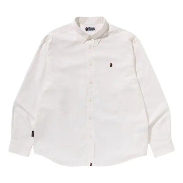 A BATHING APE One Point Oxford Ls Shirt