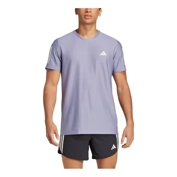 Adidas Own The Run T-shirt - Silver Violet