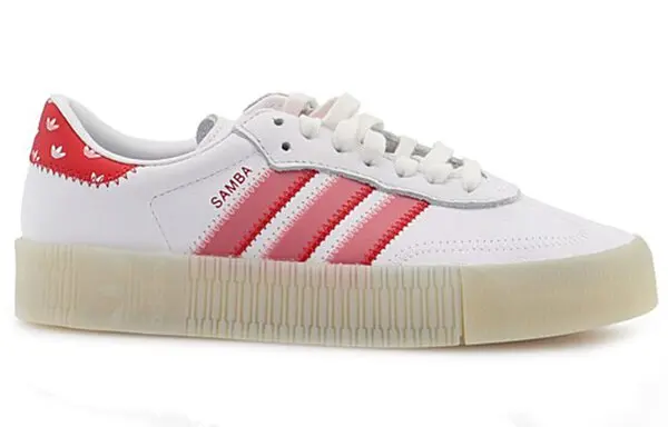 Adidas Sambarose Sneakers - White/red