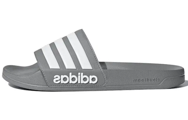 Adidas Adilette Cloudfoam Slides - Grey