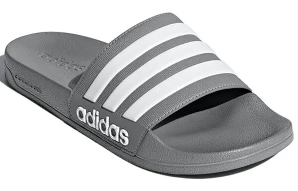 Adidas Adilette Cloudfoam Slides - Grey