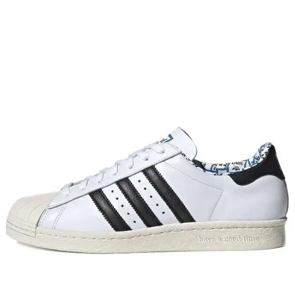 Adidas Have A Good Time X Superstar 80s Sneakers - White/black