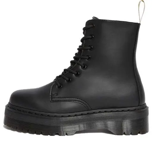 Dr. Martens Vegan Jadon Ii Mono Felix Rub Off Boots - Black