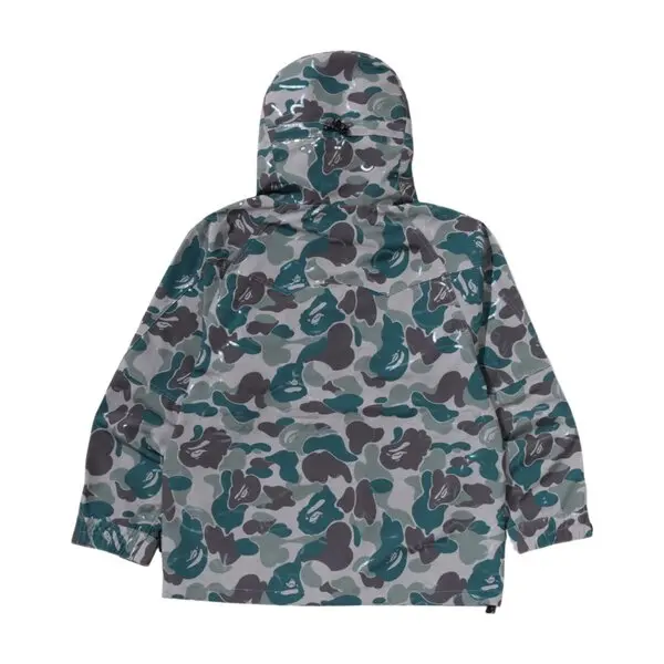 A BATHING APE Laminated Camouflage Snowboard Jacket - Beige