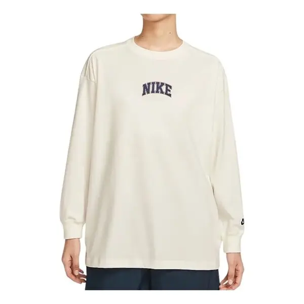 Nike Long Sleeve T-shirt - White/blue/red