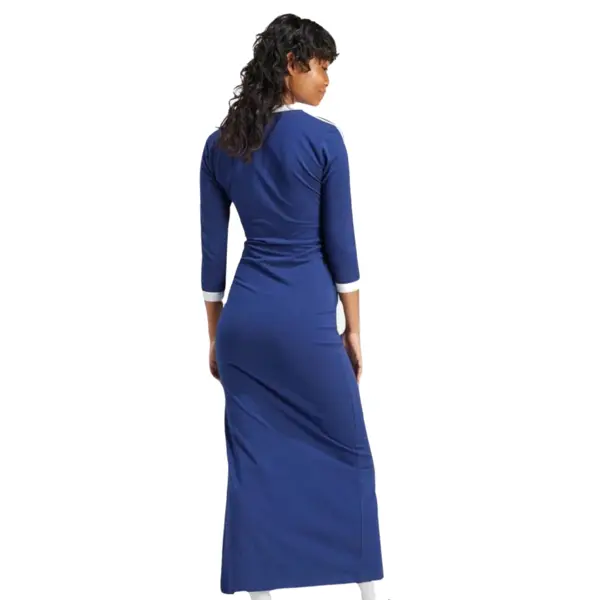 Adidas Originals Adicolor Maxi Stripe Dress - Blue