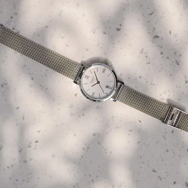 Casio Sheen Analog Watch With Sapphire Crystal And Mesh Band