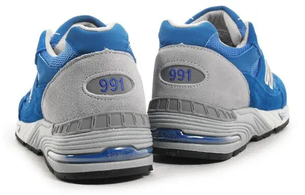 NEW BALANCE 991 Low Top Sneakers - Blue/gray