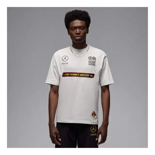 JORDAN X Quai 54 Sport Lbr Tee - White