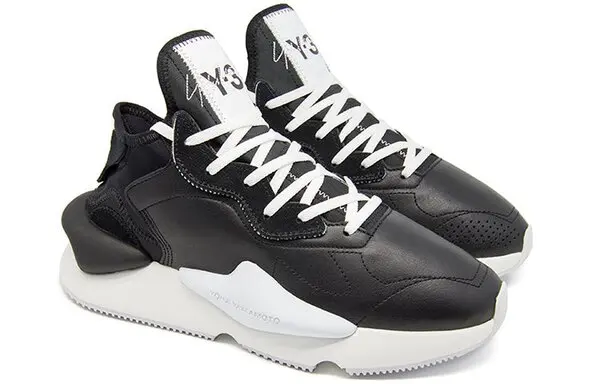 Adidas Kaiwa Leather Sneakers - Black/white