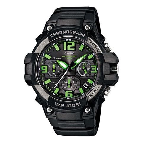 Casio Chronograph Water Resistant Watch - Black