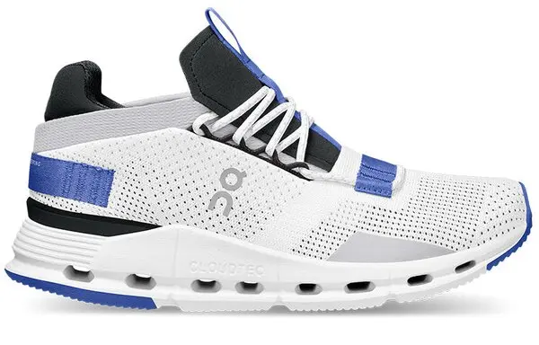 On Cloudnova Sneakers - White/dark Blue