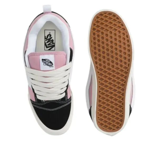 VANS Knu Skool Sneakers - Black/pink/white