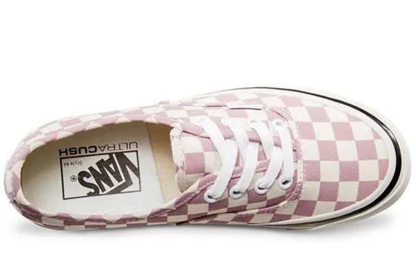 VANS Authentic 44 Dx Checkerboard Low Top Sneakers - Pink