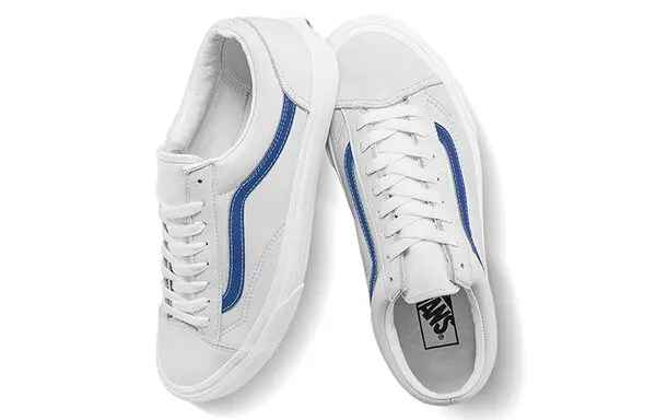 VANS Style 36 Low Top Sneakers - White/blue