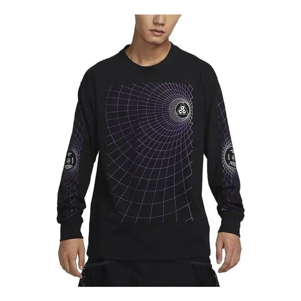 Nike Manhole Long Sleeve T-shirt - Black