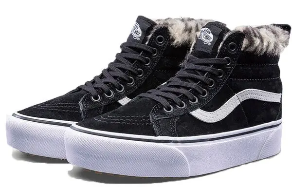 VANS Sk8-hi Platform Mte Leopard Fur Sneakers