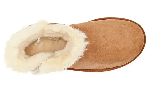 UGG Mini Bailey Button Bling Boots - Brown