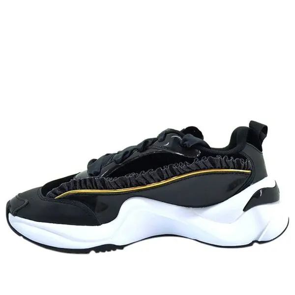 PUMA Charlotte Olympia X Rise Nu Ruffle Trim Sneakers - Black
