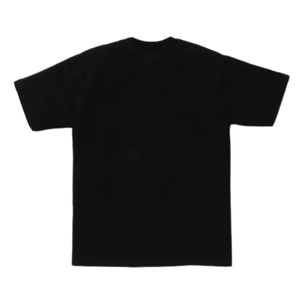 A BATHING APE Baby Milo Figure Relaxed Fit Tee - Black