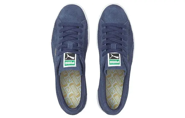 PUMA Suede Vintage 'hairy Suede' Low Top Sneakers - Blue/white