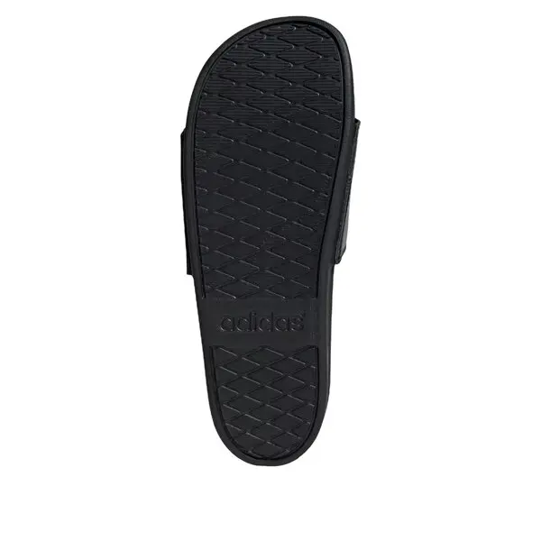 Adidas Adilette Comfort Slides - Core Black/silver Pebble/core Black