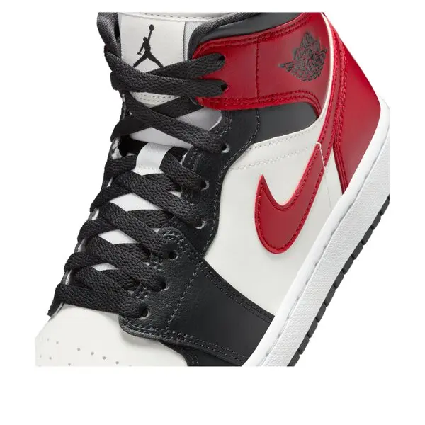 JORDAN 1 Mid Se 'black Toe - Black/red/white